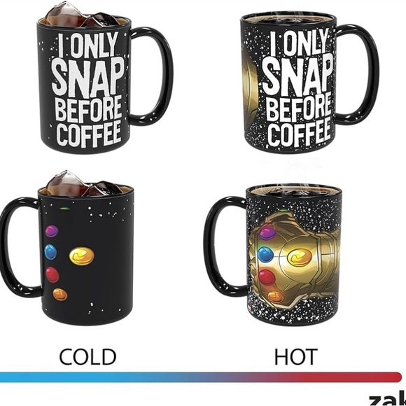 Zak! | Kitchen | Zak Designs Marvel Ceramic Color Changing Mug And ...